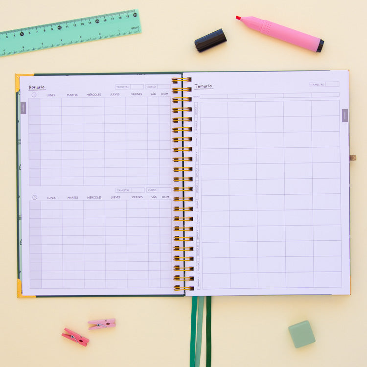 Cuaderno del Profesor con Agenda – Pedrita Parker