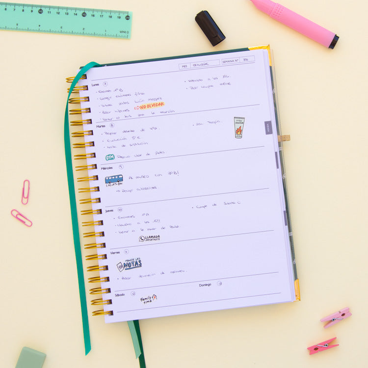 Cuaderno del Profesor con Agenda – Pedrita Parker